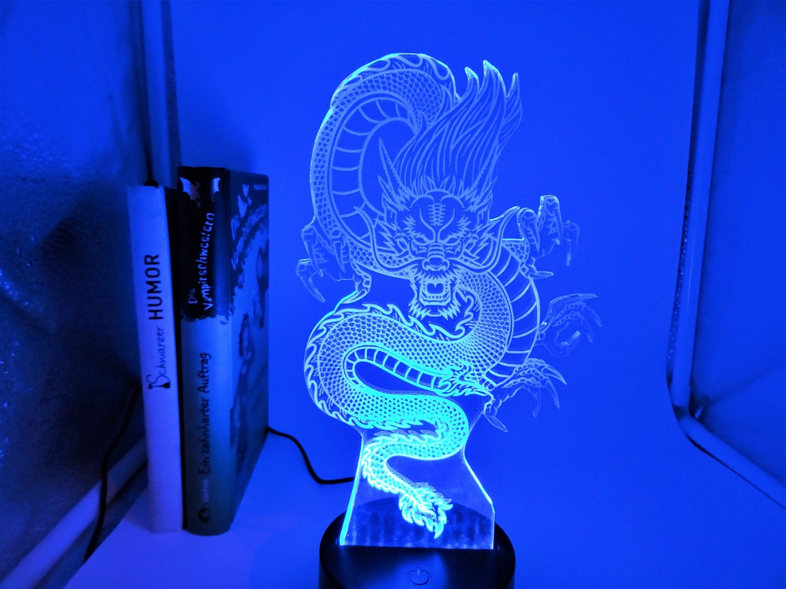 Dragon Lamp in Japan/china Design Table Lamp Decoration - Etsy