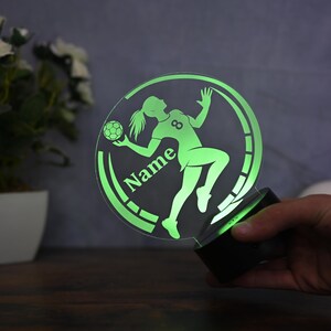 LED Table Lamp Handball Decoration - Perfect Gift for Handball Players ...