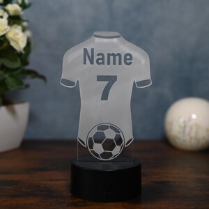 Personalized Soccer Lamp Gift Idea for Soccer Players Kids and Adults ...