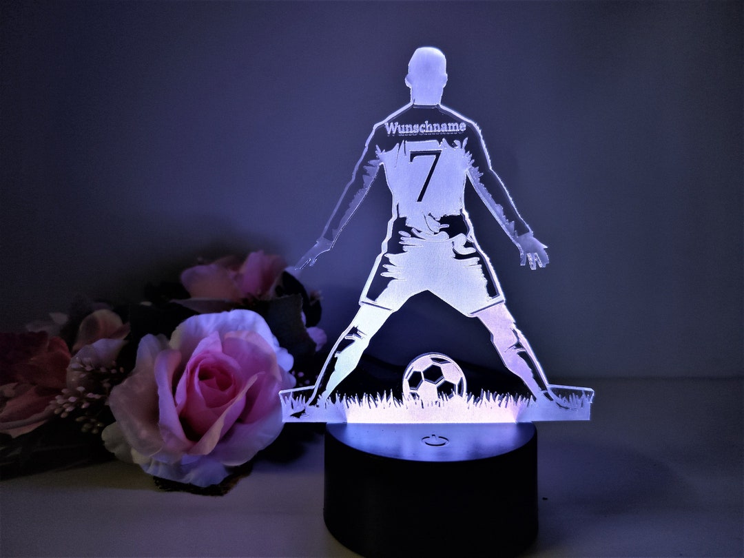 Personalized Soccer Lamp Gift Idea for Soccer Players Kids and - Etsy
