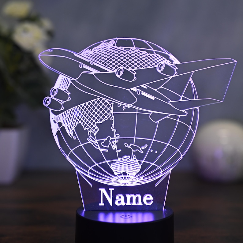 Personalized Airplane LED Light Brings the Fascination of Flight ...
