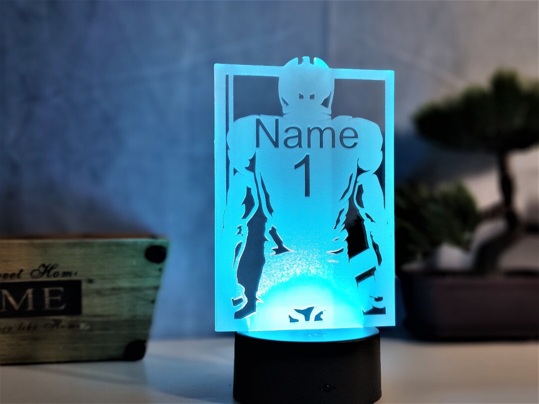 Rugby, American Football Led Lamp - Etsy