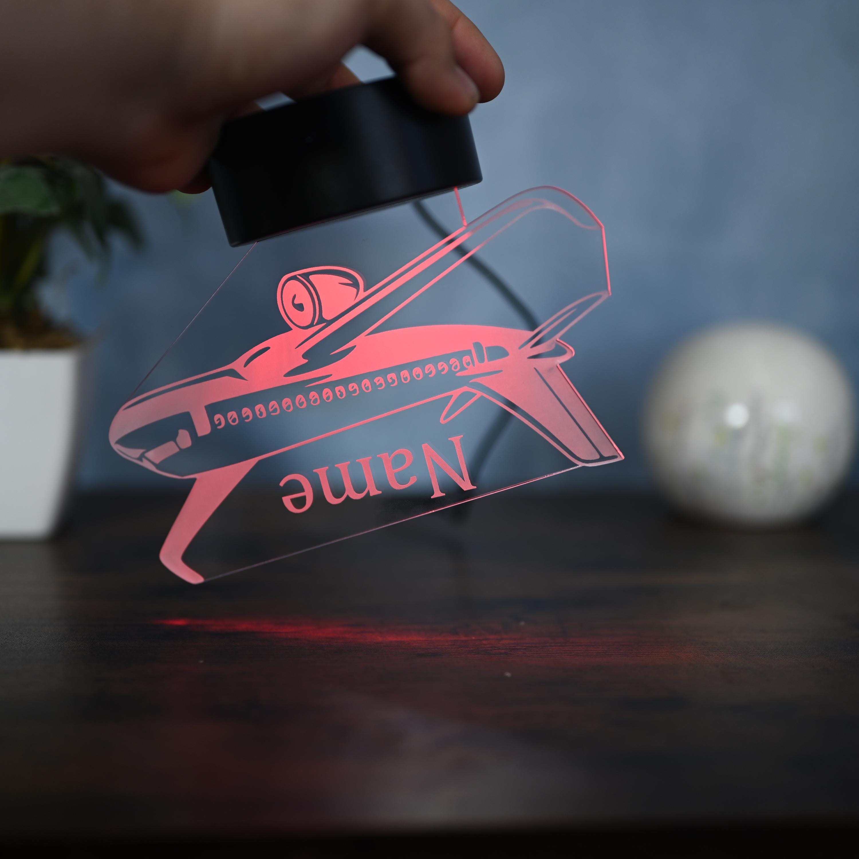Personalized Airplane LED Light Brings the Fascination of Flight ...