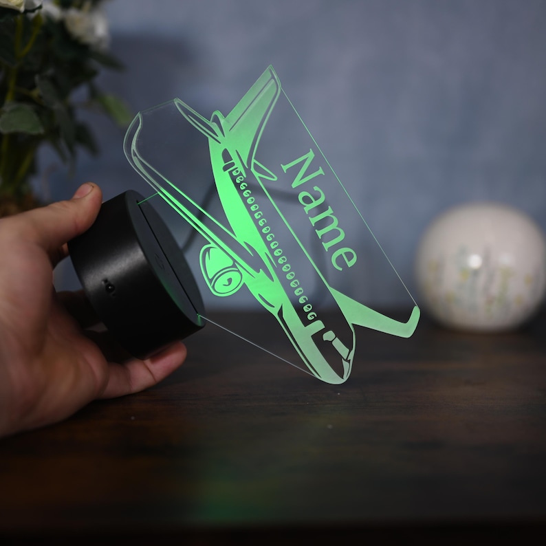Personalized Airplane LED Light Brings the Fascination of Flight ...