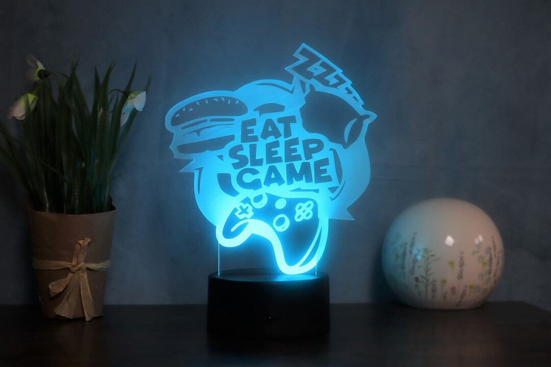 LED Gaming Lamp for Perfect Gaming Setup and Room Decoration Ideal Gift ...