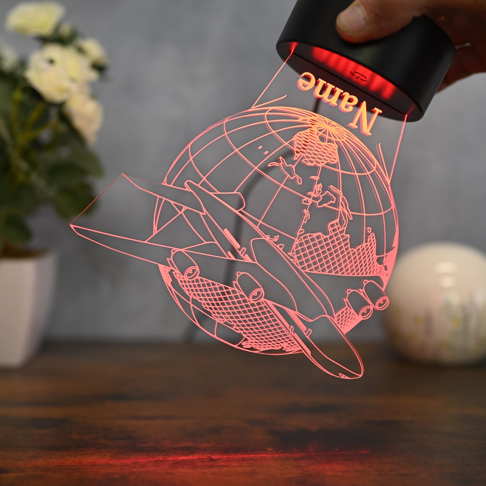Personalized Airplane LED Light Brings the Fascination of Flight ...