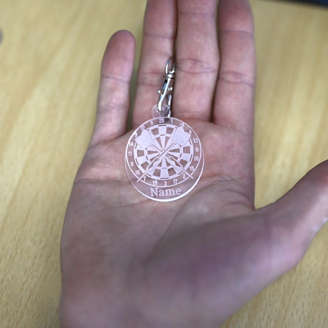 Personalized Dart Key Ring, Gift Ideas for Dart Players and Fans - Etsy