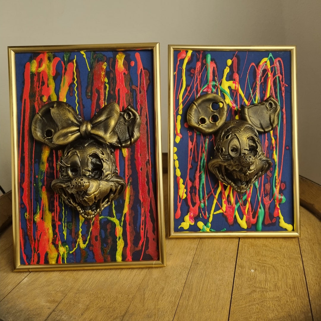 Mickey and Minnie Mouse horror Version - Etsy