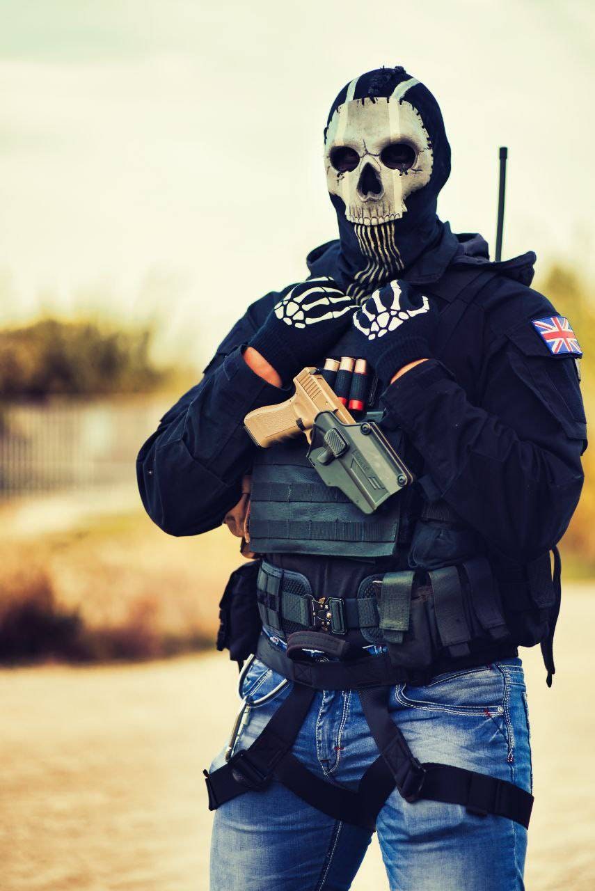 Mw2 Ghost Mask - Etsy