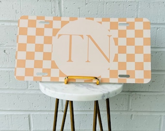 Glitter Tennessee Tri Star Printed Aluminum License Plate Custom Plate ...