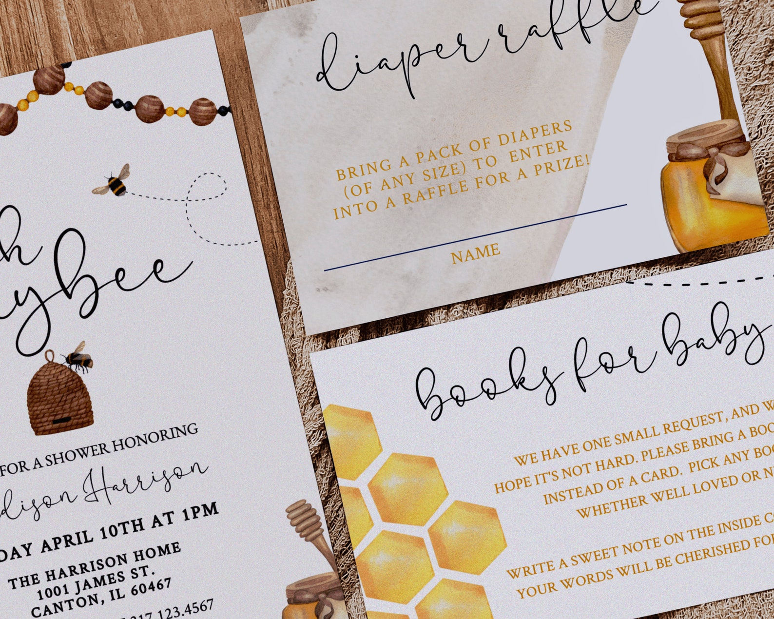 Oh Baybee Shower Template, Bee Shower, Bee Baby Theme, Baby Shower ...