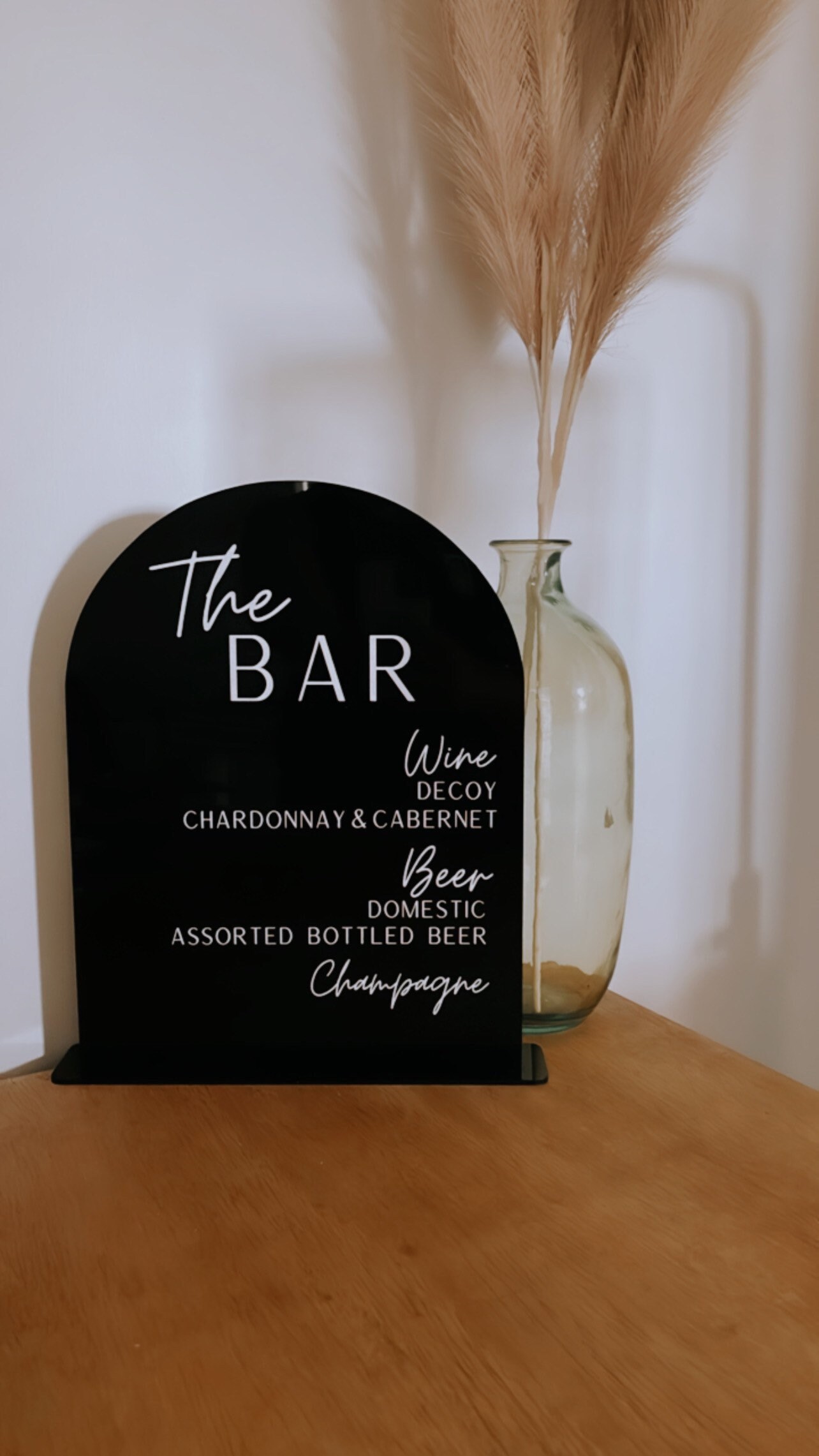 Acrylic Bar Menu Wedding Bar Menu Wedding Signature Drinks - Etsy