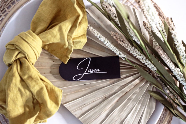 Acrylic Table Place Cards Engraved Table Place Cards Name - Etsy