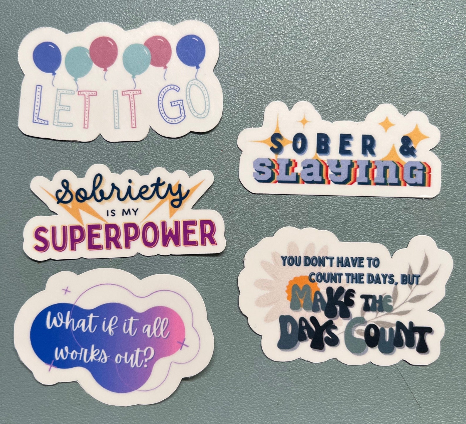Sticker Pack | Soberiety Recovery Stickers | Soberish | NA | AA | Clean ...