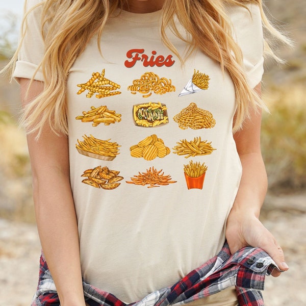 French Fry Shirt - Etsy
