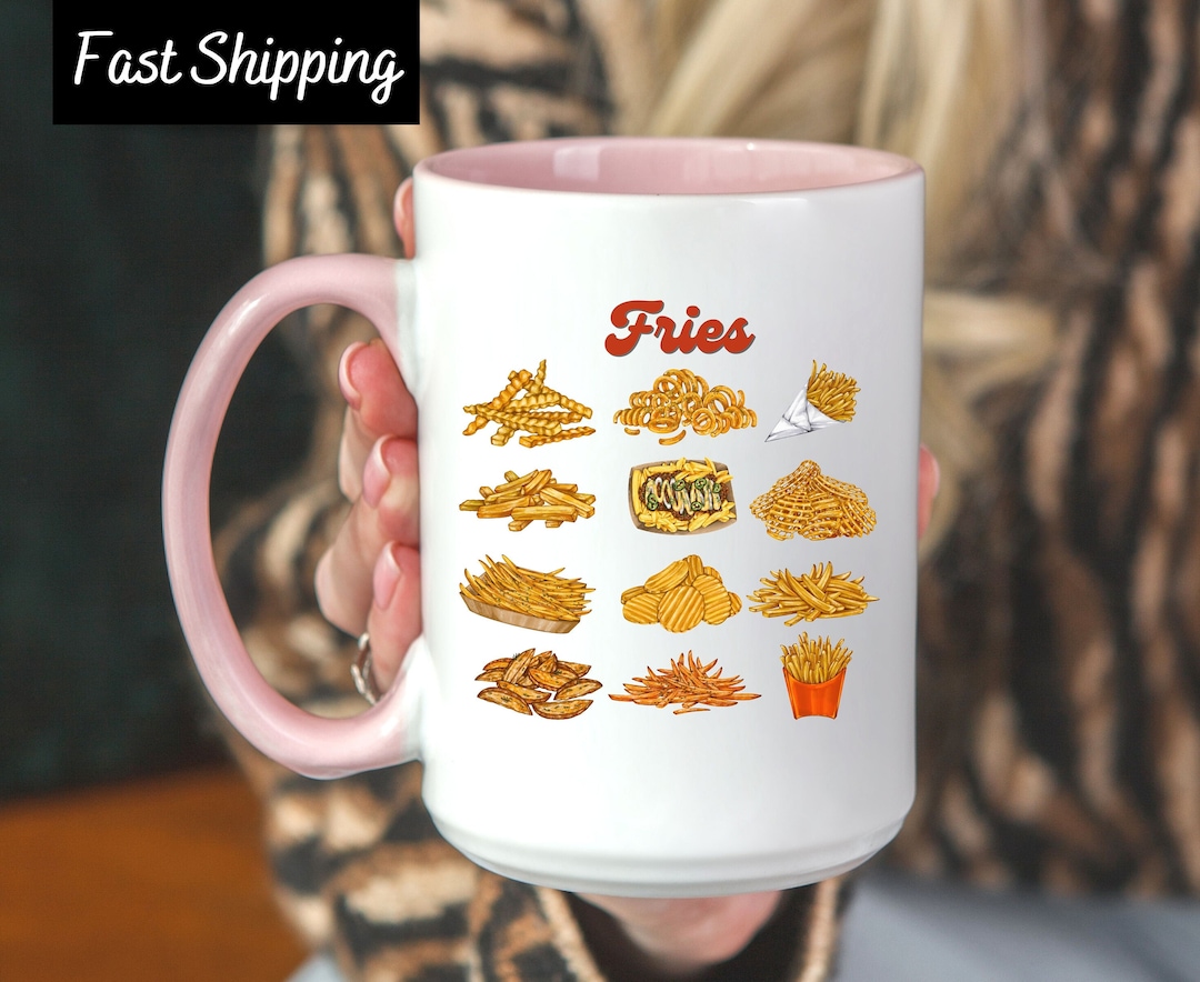 Fast Food Mug French Fries Mug Fries French Fry Lover Mug - Etsy