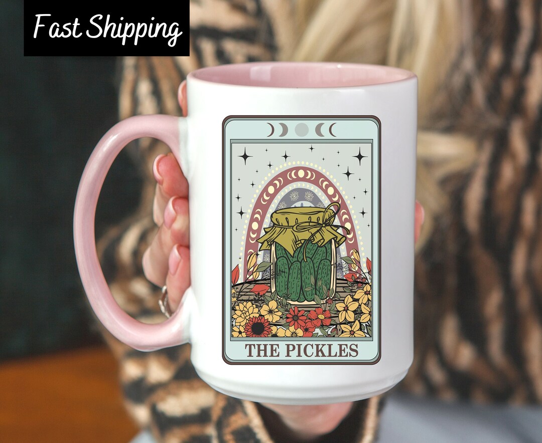 Pickles Mug Pickle Lovers Mug the Pickle Tarot Homemade - Etsy
