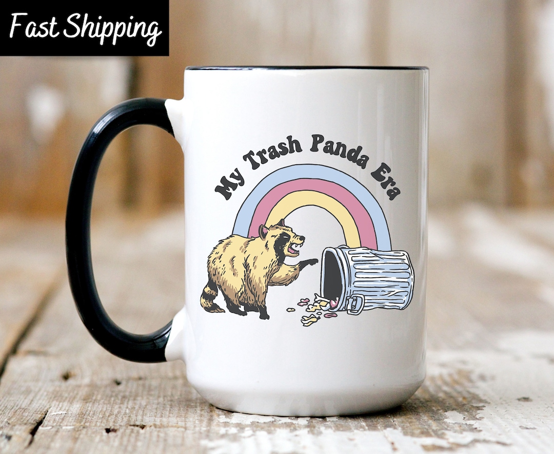 Raccoon Funny Mug, Trash Panda Mug, Racoon Eras Tour Mug, Funny Racoon ...