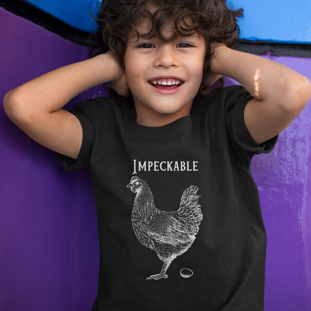 Impeckable Chicken Shirt Kid, Child Chicken and Egg Shirt, Gift for ...