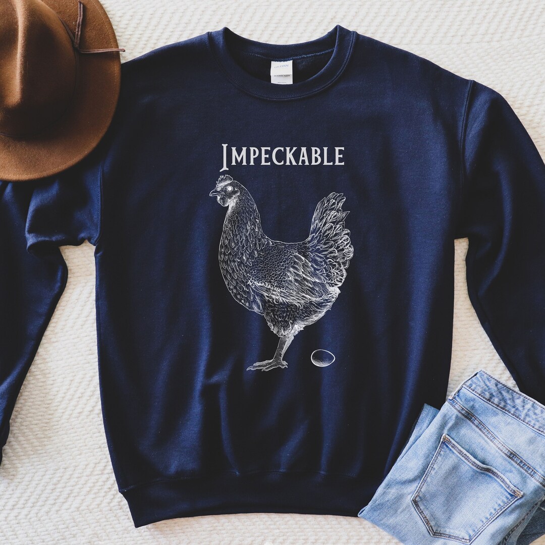 Chicken Sweatshirt Funny, Women Chicken Shirt, Gift for Chicken Lover ...