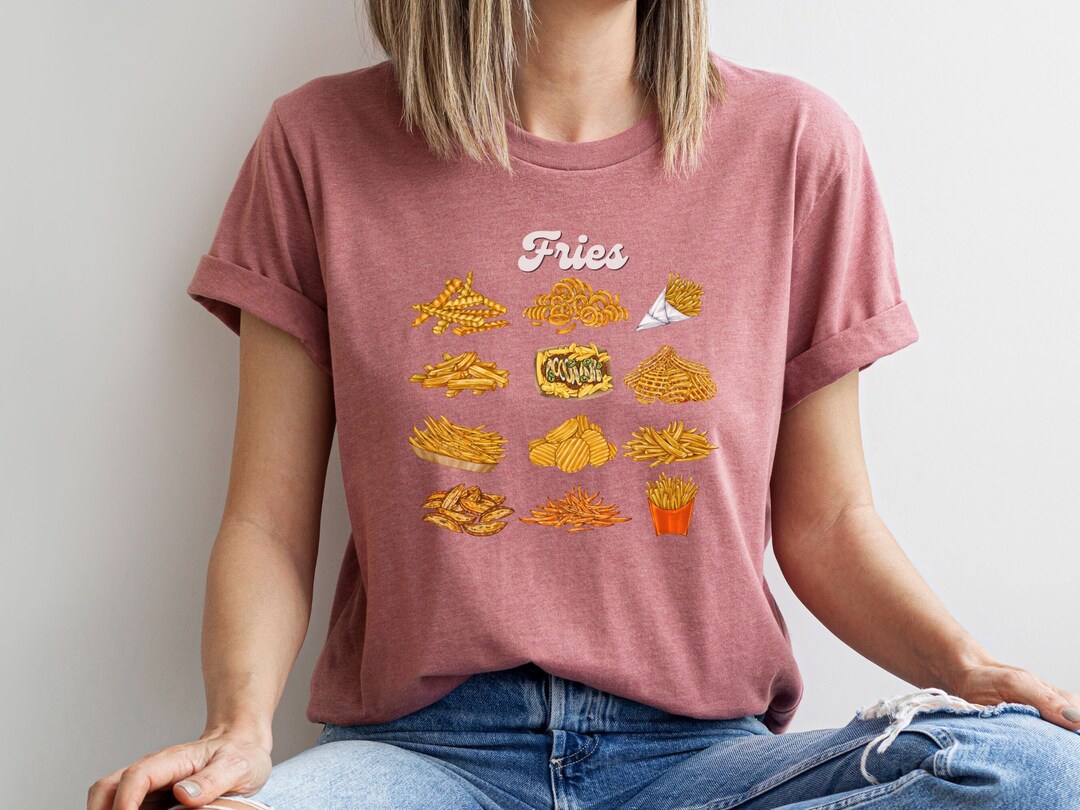 Junk Food Shirt, French Fries Shirt, Fries, French Fry Lover T-shirt ...