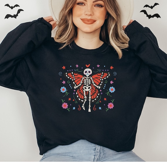 Dia De Los Muertos Sweatshirt Day of the Dead Sweater - Etsy