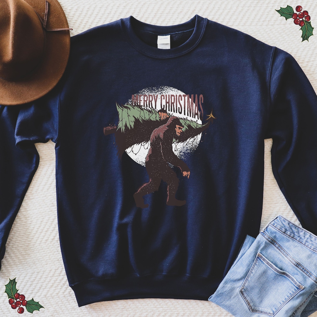 Big Foot Christmas, Sasquatch Christmas, Big Foot, Bigfoot Sweatshirt ...