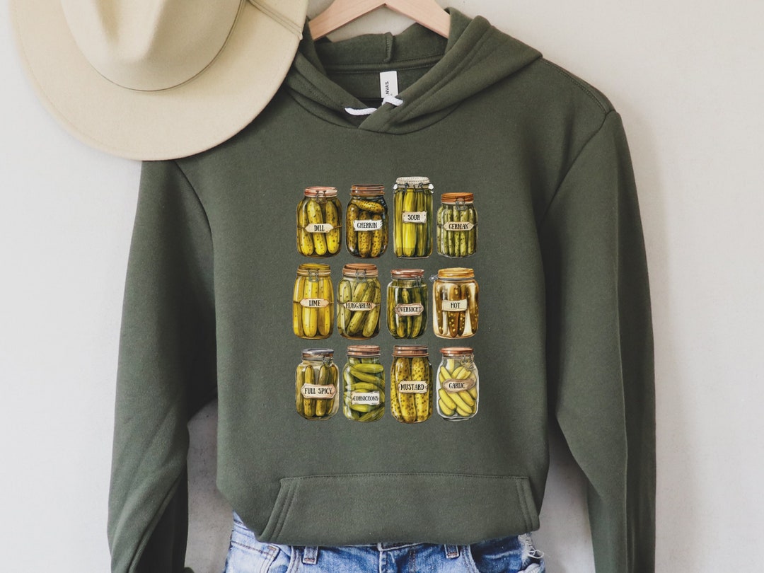 Vintage Pickles Hoodie Pickle Lovers Shirt Pickles Homemade - Etsy ...