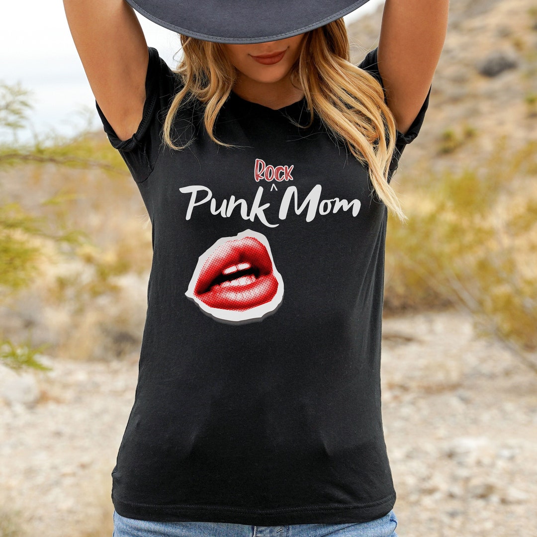 Punk Rock Mom Shirt, Punk Mom Shirt, Punk Mamma Shirt, Woman Rocker ...