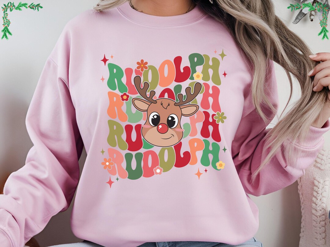 Vintage Rudolph Sweatshirt, Rudolph Red Nosed Christmas Shirt, Rudolph ...