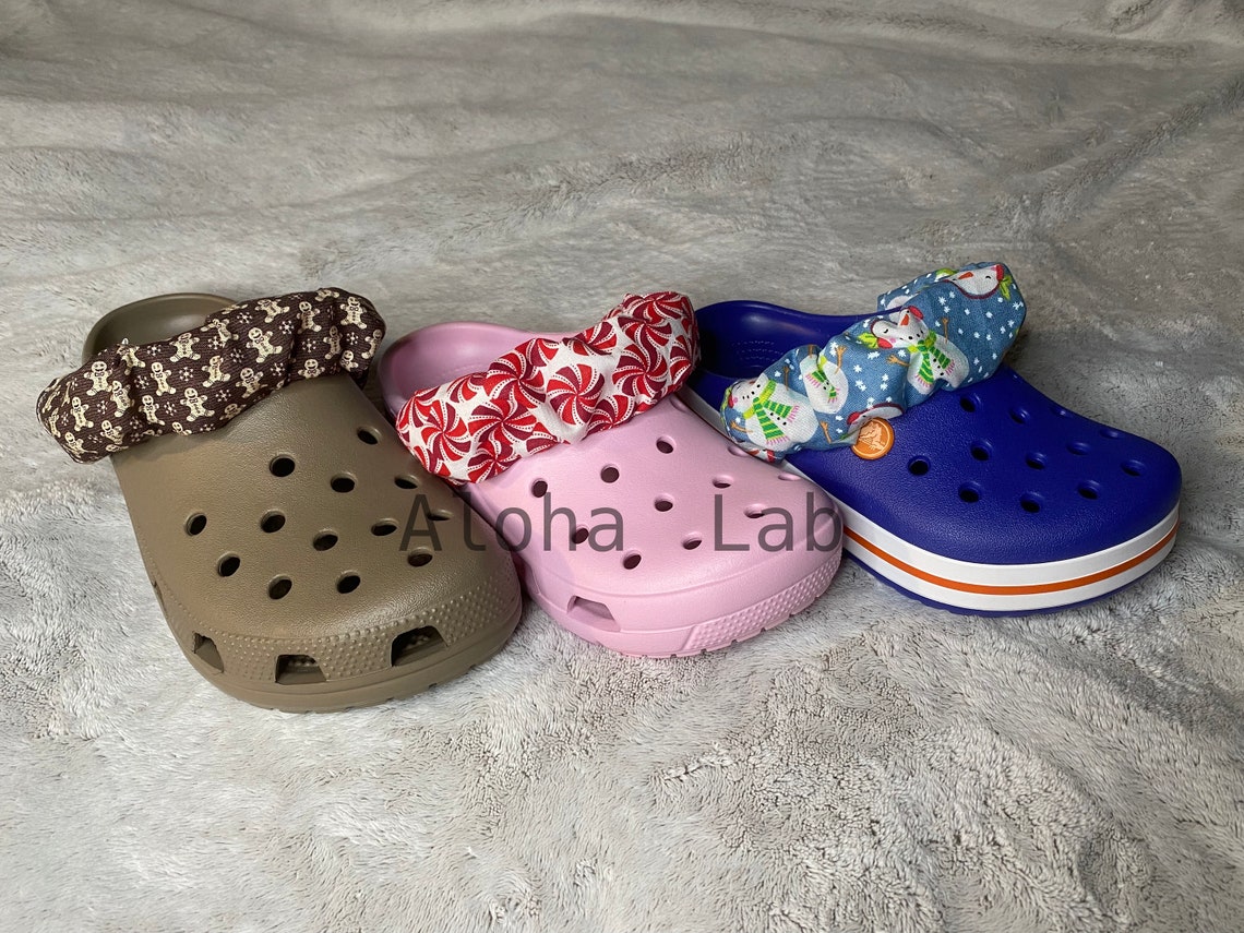Holiday Cronchie Croc Scrunchie - Etsy