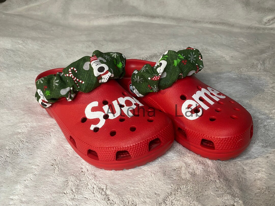 Holiday Cronchie - Croc Scrunchie - Etsy