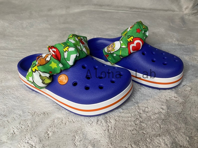 Holiday Cronchie Croc Scrunchie - Etsy