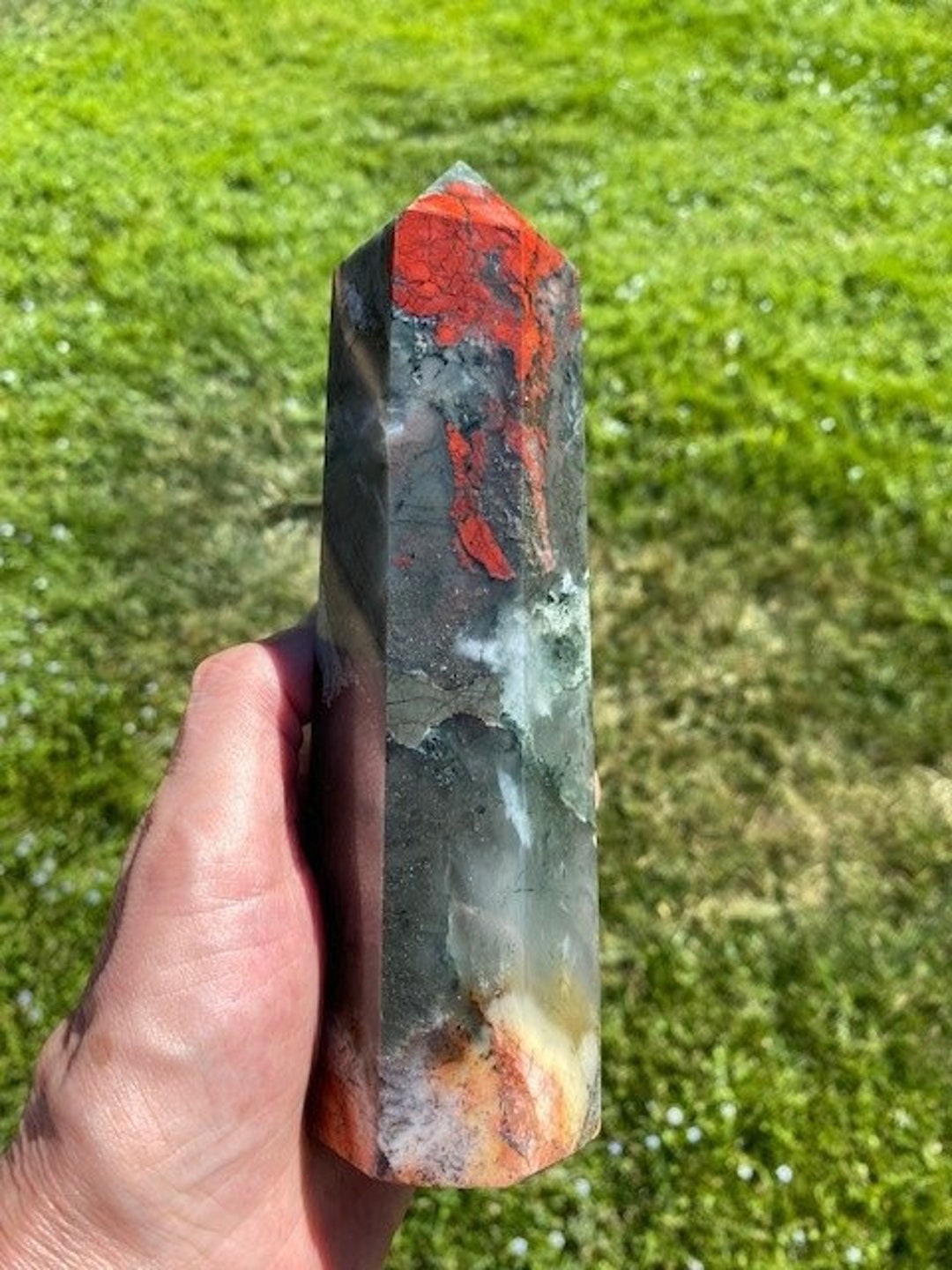 Beautiful Large African Bloodstone, Jasper, Pyrite Inclusions - Etsy