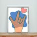 Set of 3 ASL Alphabet and Posters, Primary - 18x24 - Etsy