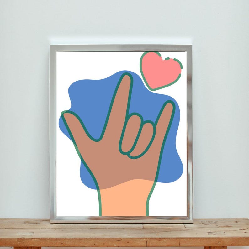 Set of 3 ASL Alphabet and Posters, Primary - 18x24 - Etsy