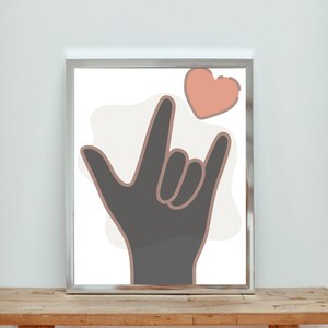 Set of 3 ASL Alphabet and Posters, Neutral - 18x24 - Etsy