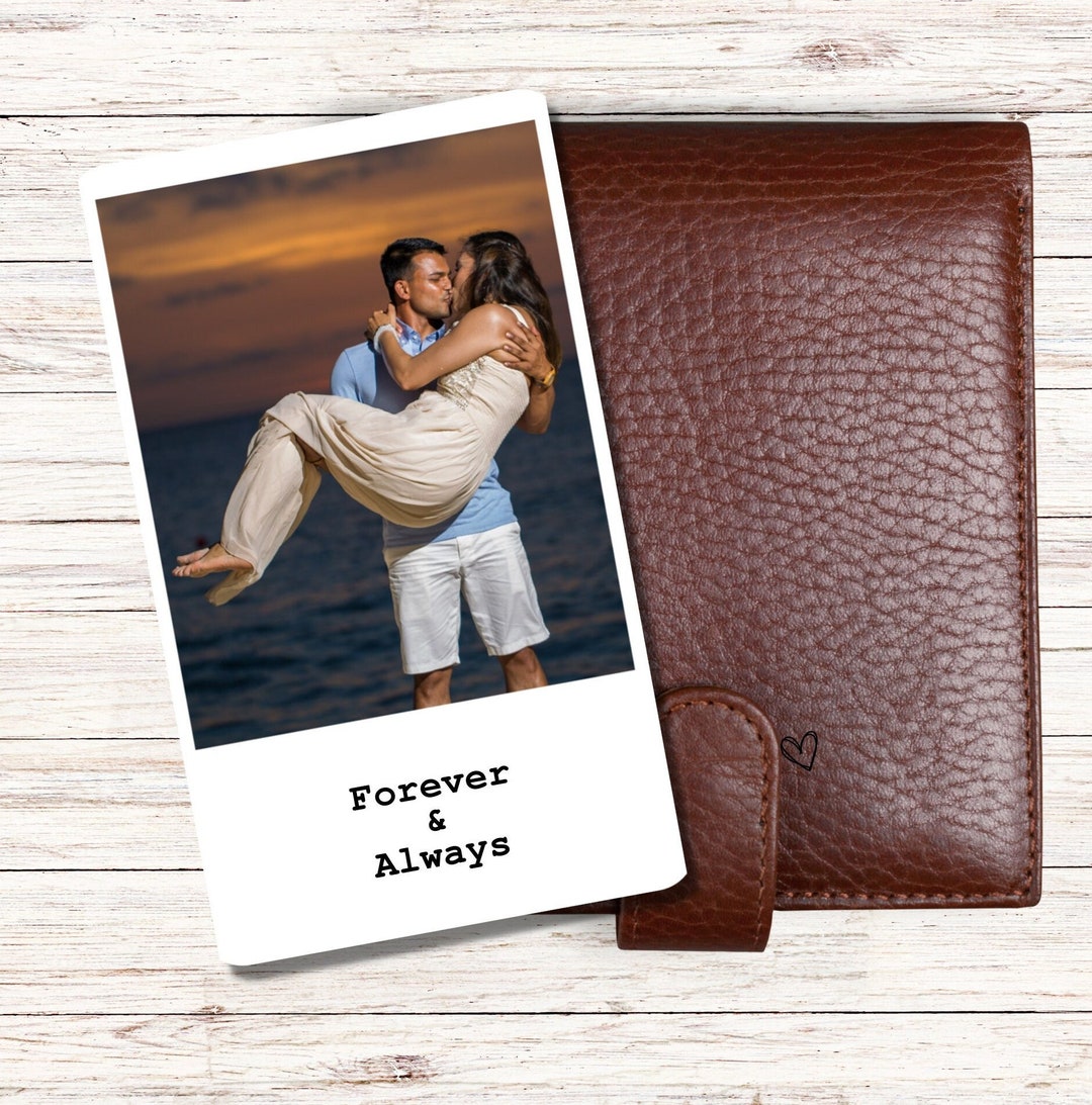 Photo Wallet Card, Custom Color Photo Metal Insert for Wallet Purse ...