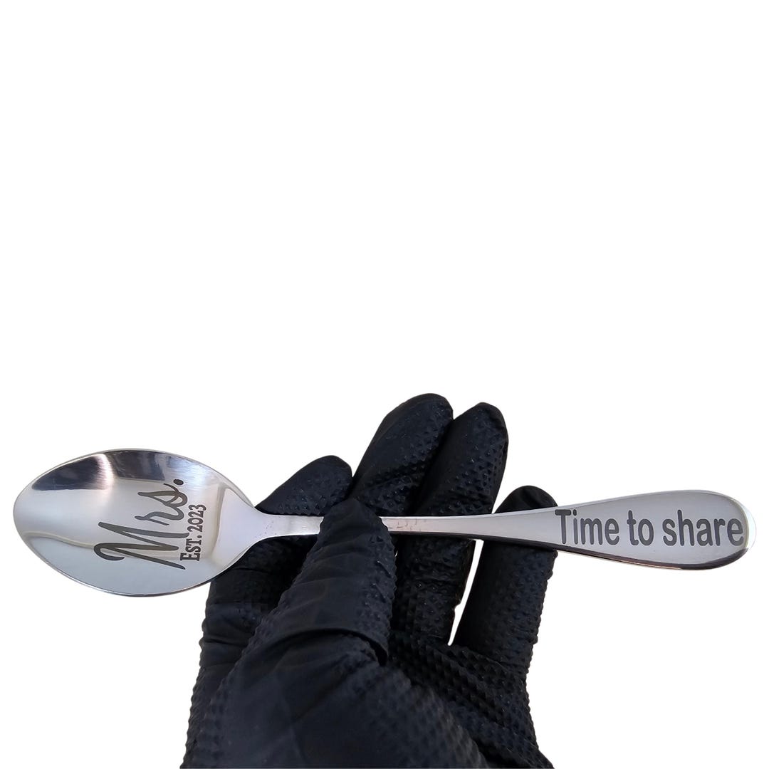 Personalized SPOON Custom Engraved Spoons Dinnerware Utensil Wedding ...