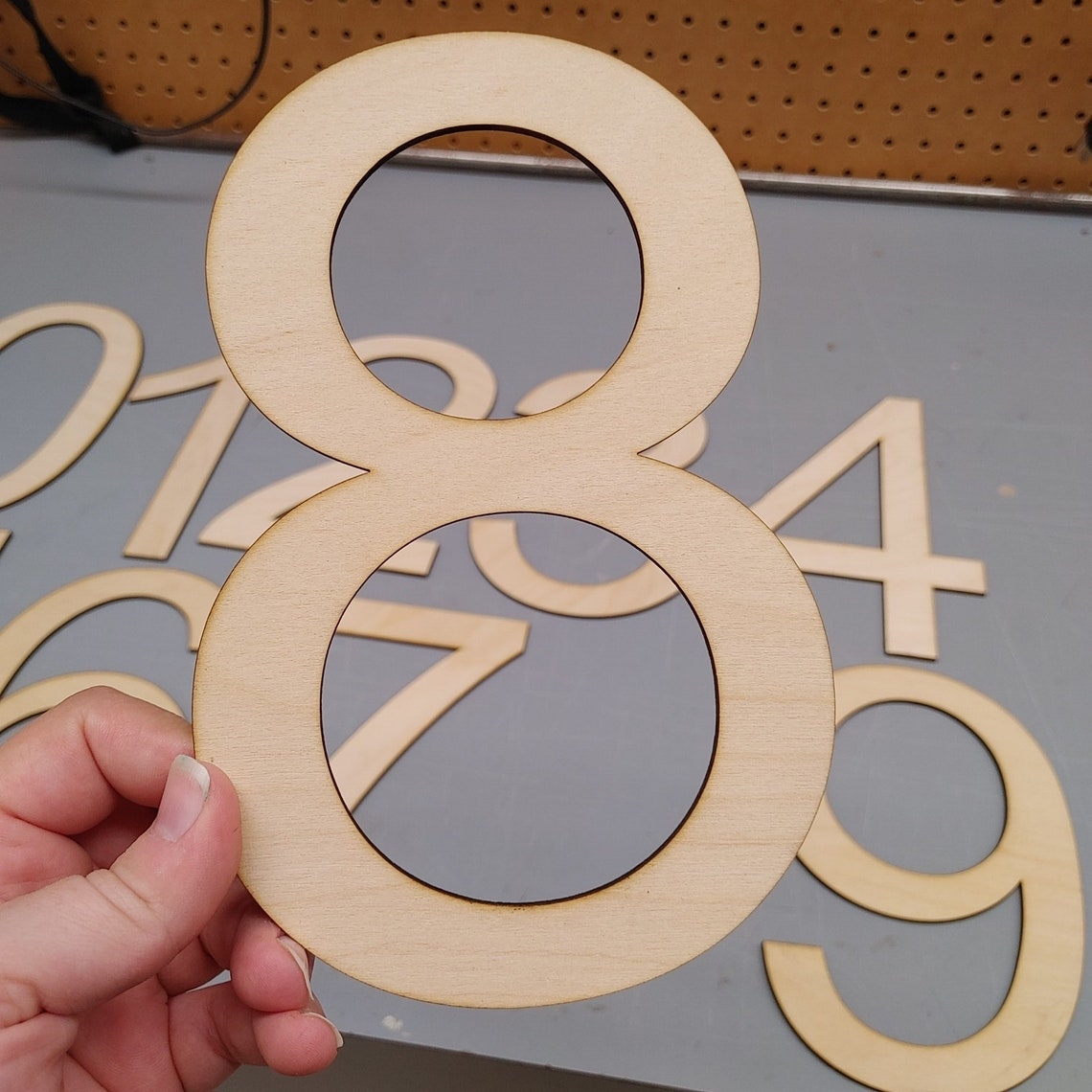 Individual Laser Cut Numbers Wooden Craft Numbers Large - Etsy