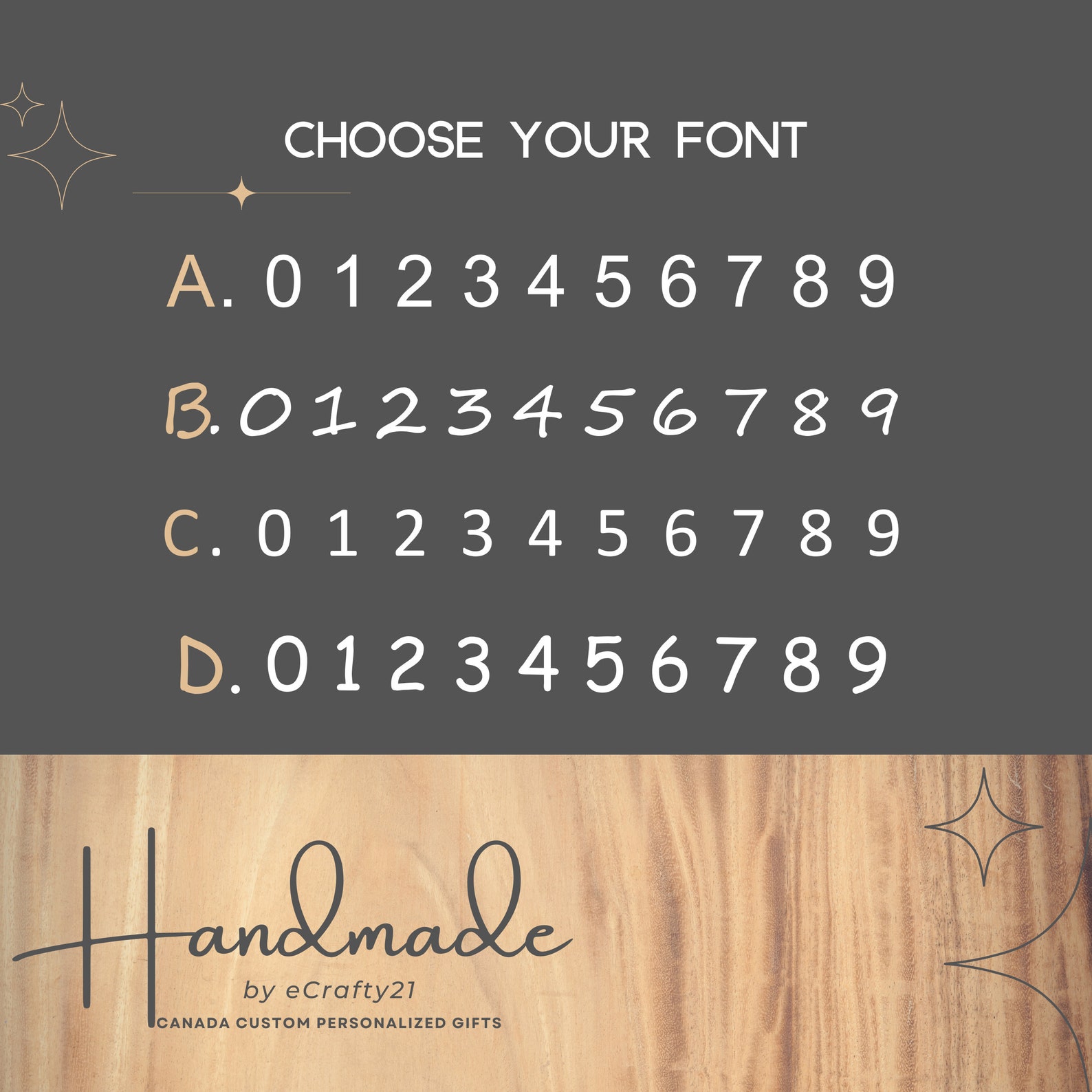 Individual Laser Cut Numbers Wooden Craft Numbers Large - Etsy