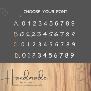 Individual Laser Cut Numbers Wooden Craft Numbers Large Custom Wood ...