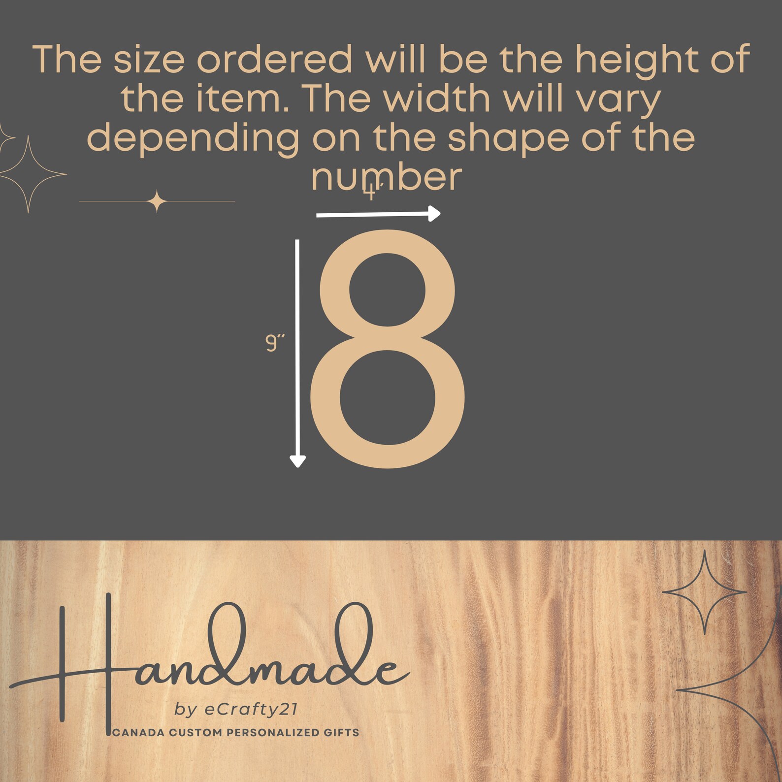 Individual Laser Cut Numbers Wooden Craft Numbers Large - Etsy