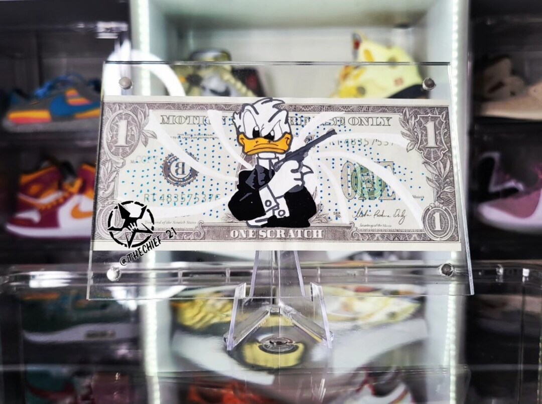 Cartoon Custom Dollar Art /money Art Drawing/dollar Bill Artwork ...