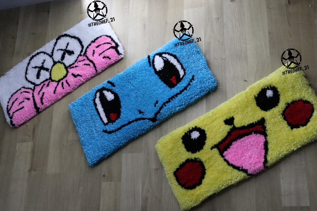 Mouse Pad Rug Keyboard Rug Tufting Keyboard Template / 100% Handmade ...