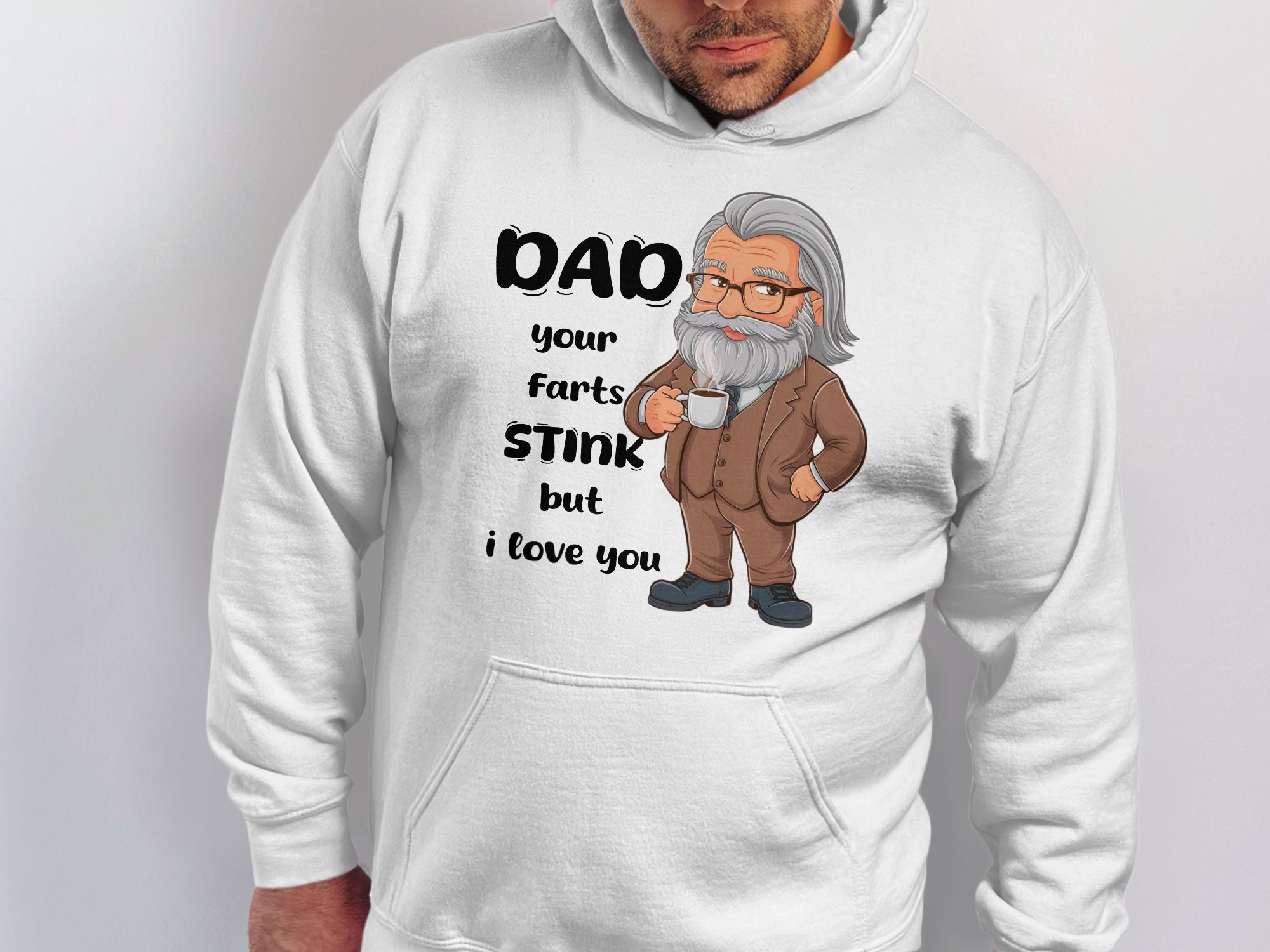 Dad Your Farts Stink but I Love You, Funny Dad T-shirt, Humorous Father ...