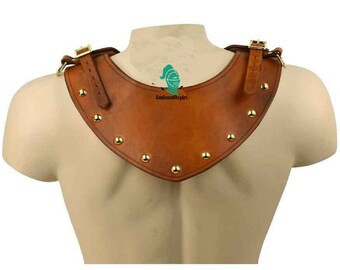 Leather Gorget - Etsy