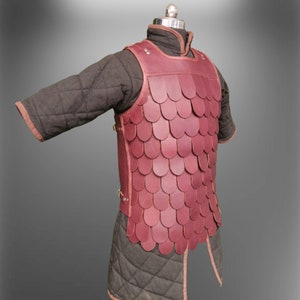 Leather Scale Armor Medieval Leather Armor Leather Scale - Etsy