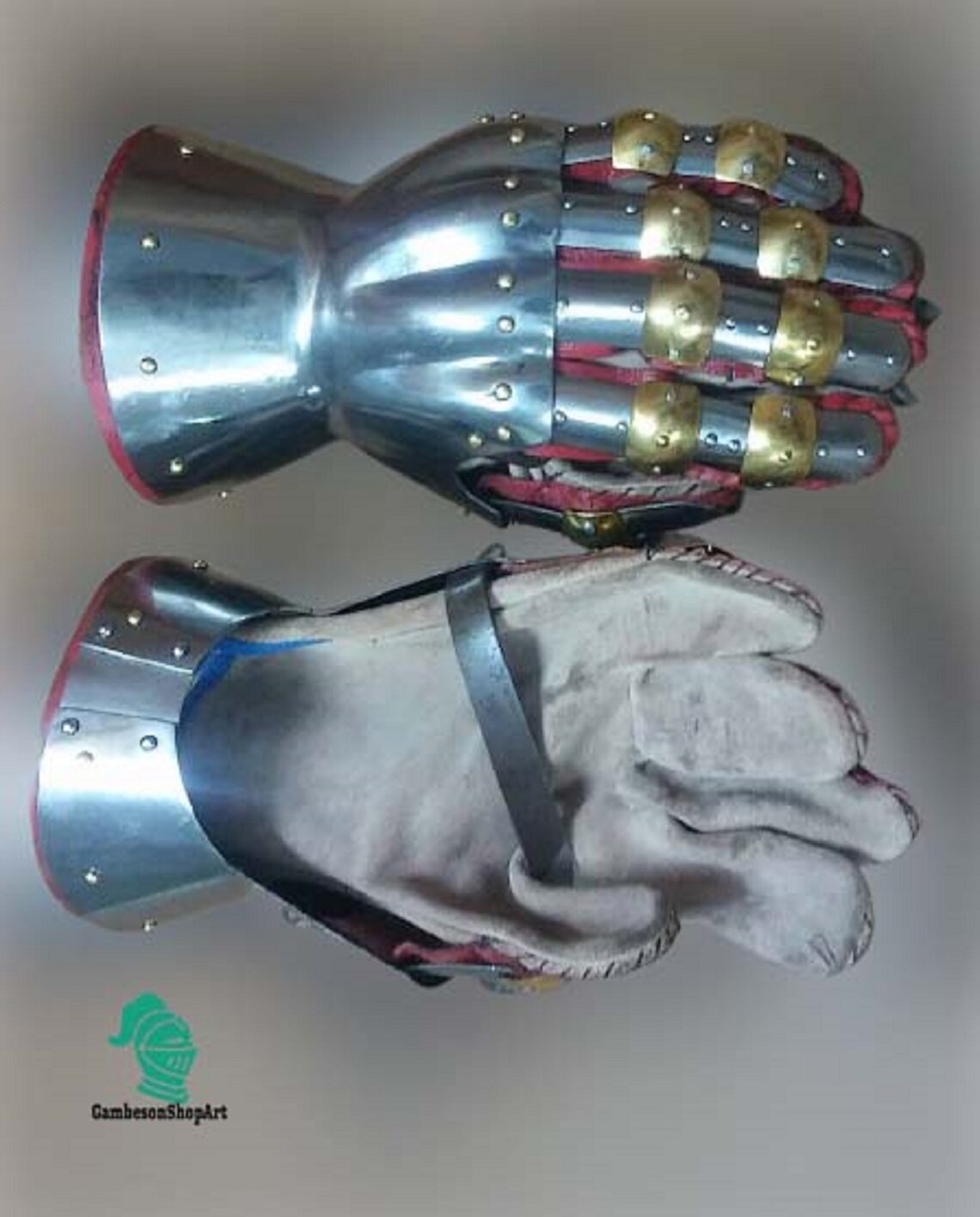 Medieval Gauntlet Functional Gauntlet Large 16G Steel - Etsy UK
