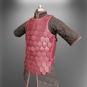 Leather Scale Armor Medieval Leather Armor Leather Scale - Etsy